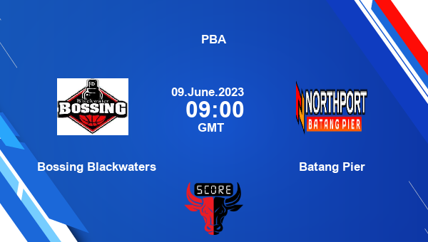 Bossing Blackwaters vs Batang Pier livescore, Match events BOB vs BP, PBA, tv info