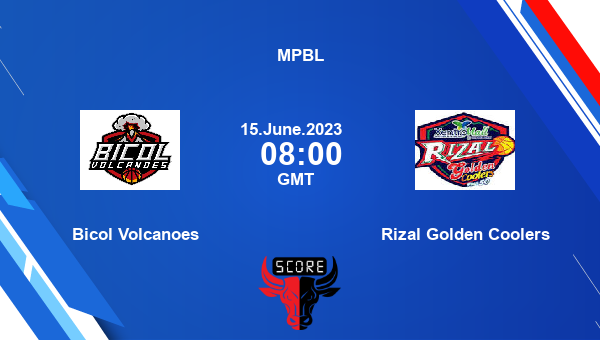 Bicol Volcanoes vs Rizal Golden Coolers Live Score, MPBL live streaming, Scorecard, Schedules ...