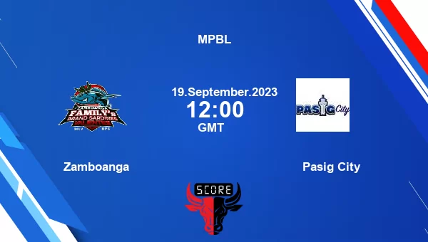 Zamboanga vs Pasig City livescore, Match events ZAM vs PC, MPBL, tv info