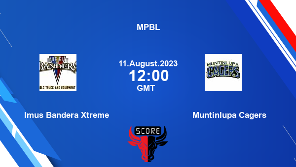 Imus Bandera Xtreme vs Muntinlupa Cagers livescore, Match events IBX vs ...