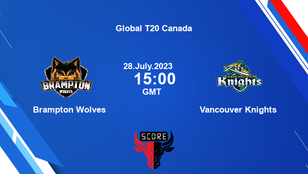 BW vs VK live score, Brampton Wolves vs Vancouver Knights Cricket Match ...