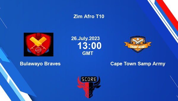 BLB vs CTSA live score, Bulawayo Braves vs Cape Town Samp Army Cricket ...