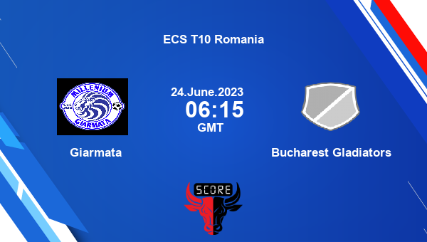 Giarmata vs Bucharest Gladiators [Match 26]Live Score, ECS T10 Romania ...