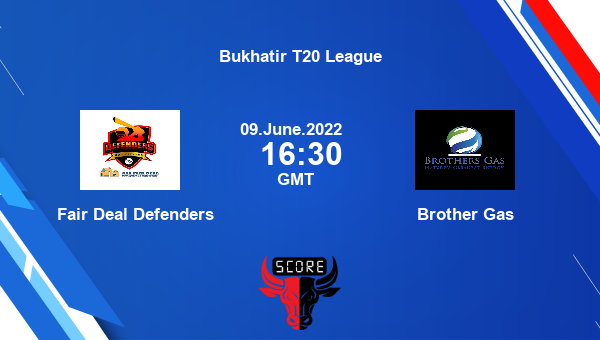 FDD vs BG live score, Fair Deal Defenders vs Brother Gas live Match 2 ...