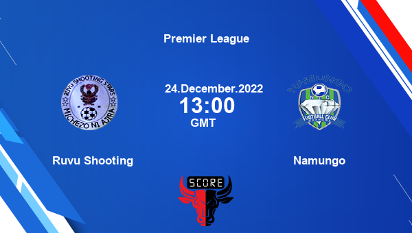 Ruvu Shooting vs Namungo live score, Head to Head, RUV vs NAM live ...